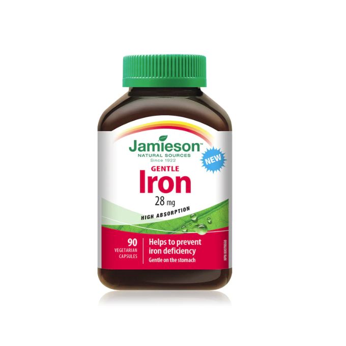 Jamieson Gentle iron 28mg 90's – Comfys Care