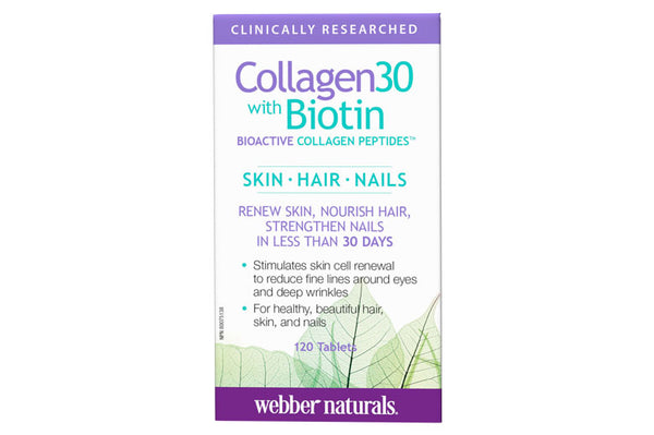 Webber Naturals Collagen with Biotin Tablets 120's – Comfys Care