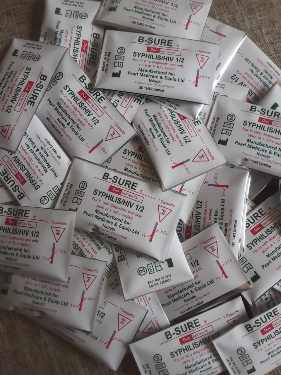 B-Sure Syphilis & HIV Self Test Kit - 25's – Comfys Care