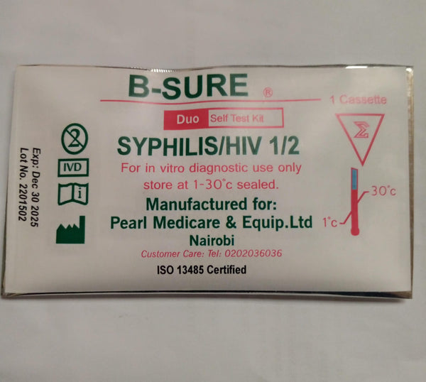 B-Sure Syphilis & HIV Self Test Kit - 1 piece – Comfys Care